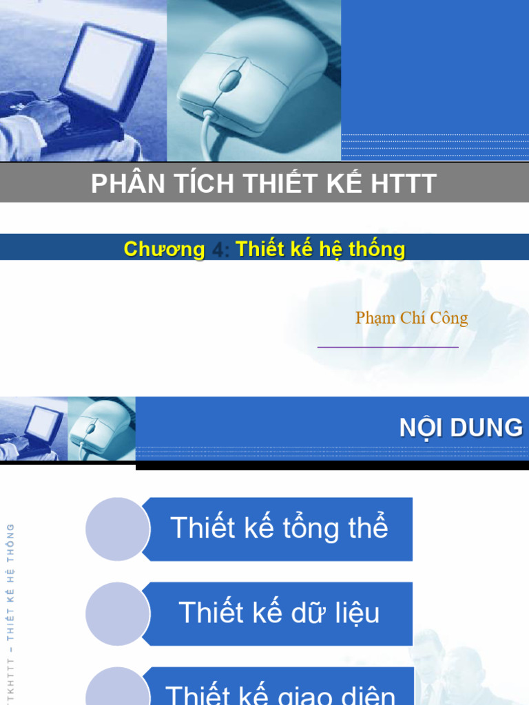 PTTKHT - Chương 4 | PDF