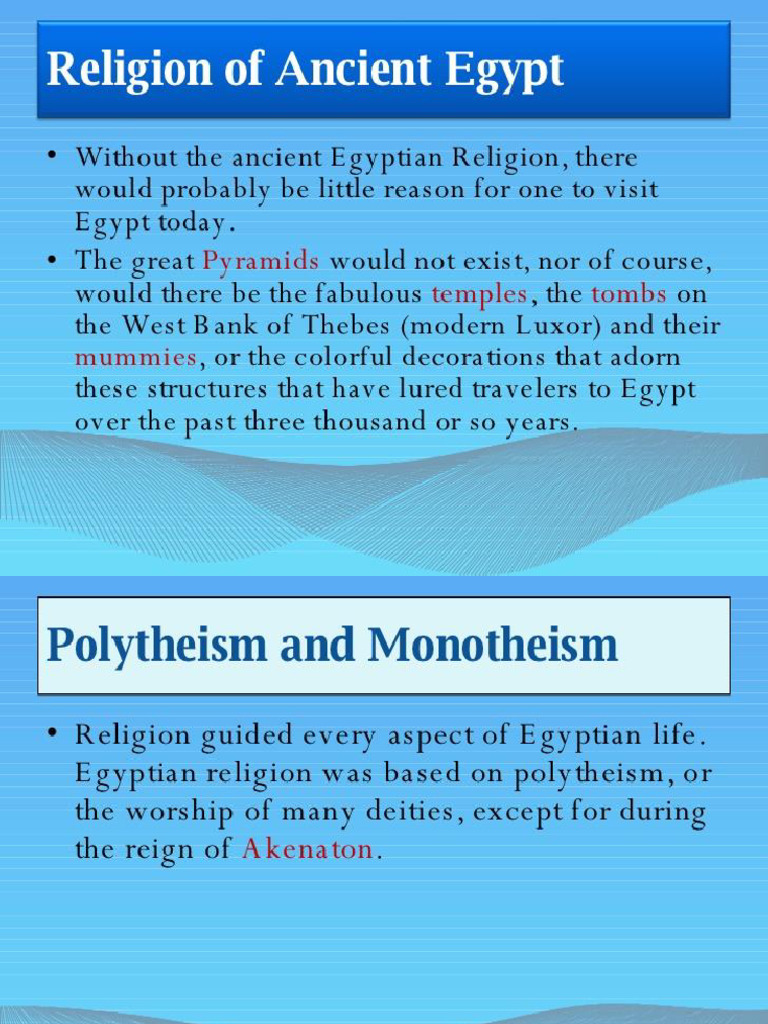 Ancient Egyptian Mythology | PDF