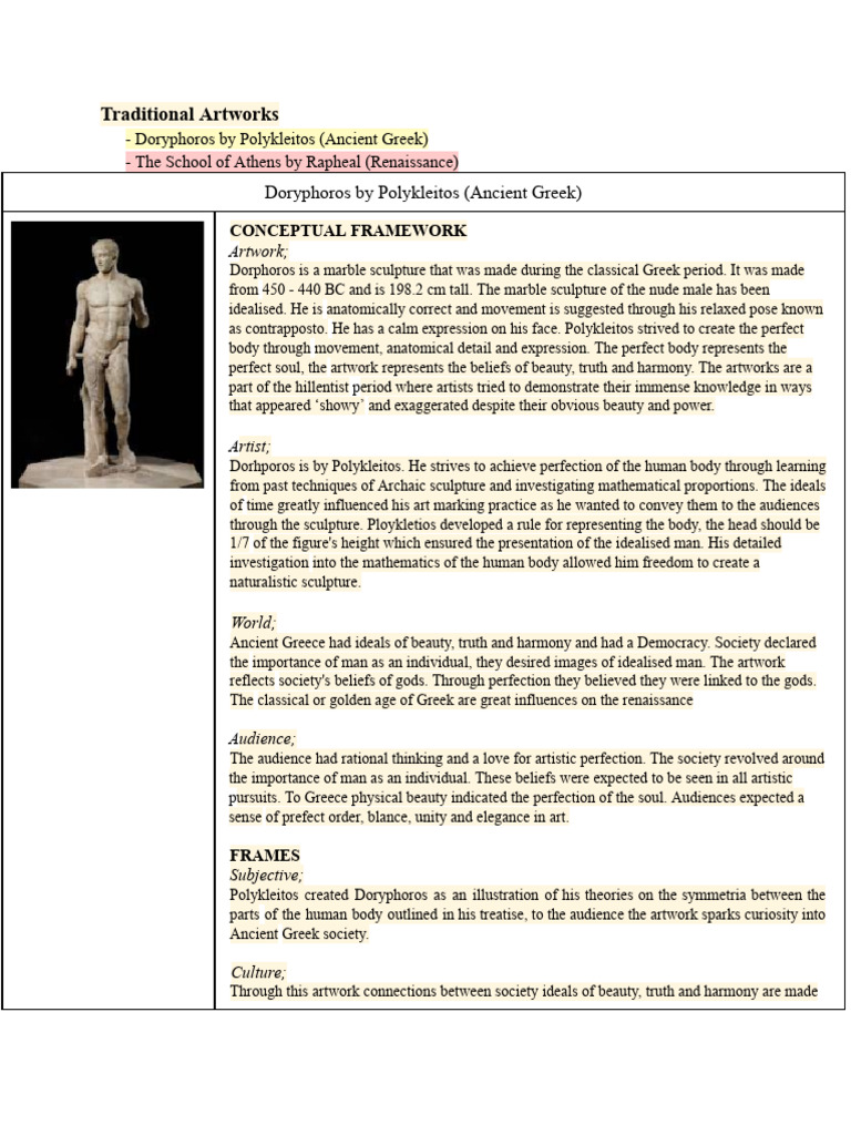 Visual Arts Full Notes | PDF
