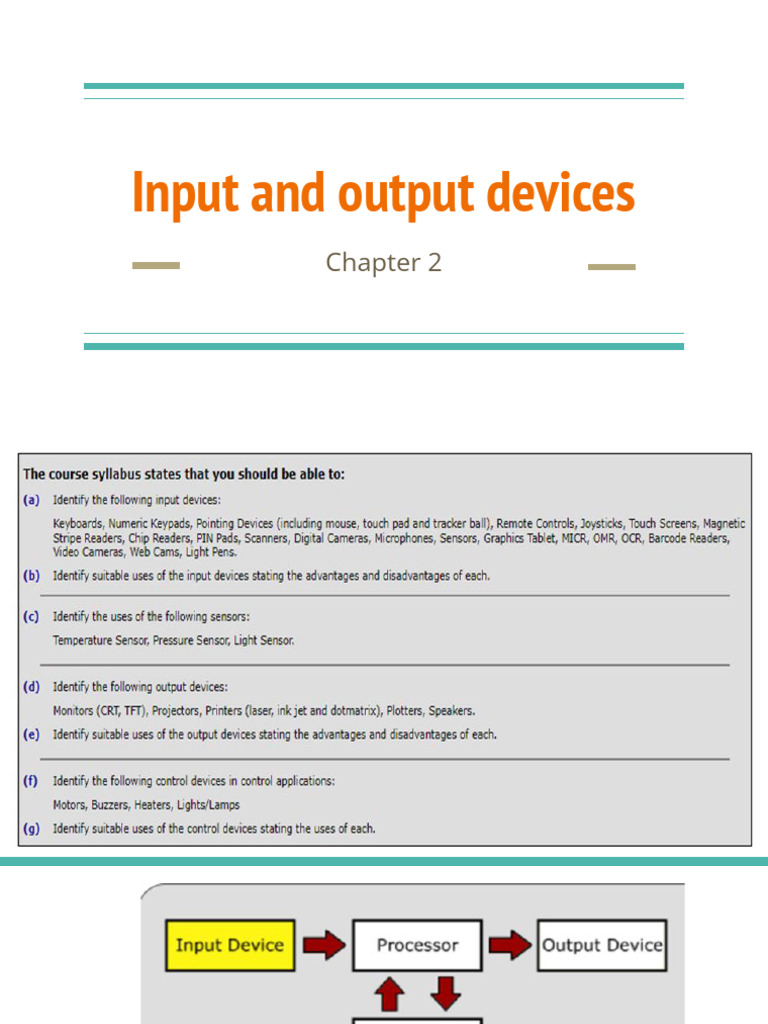 Input and Output Devices 1 | PDF | Printer (Computing) | Computer Keyboard
