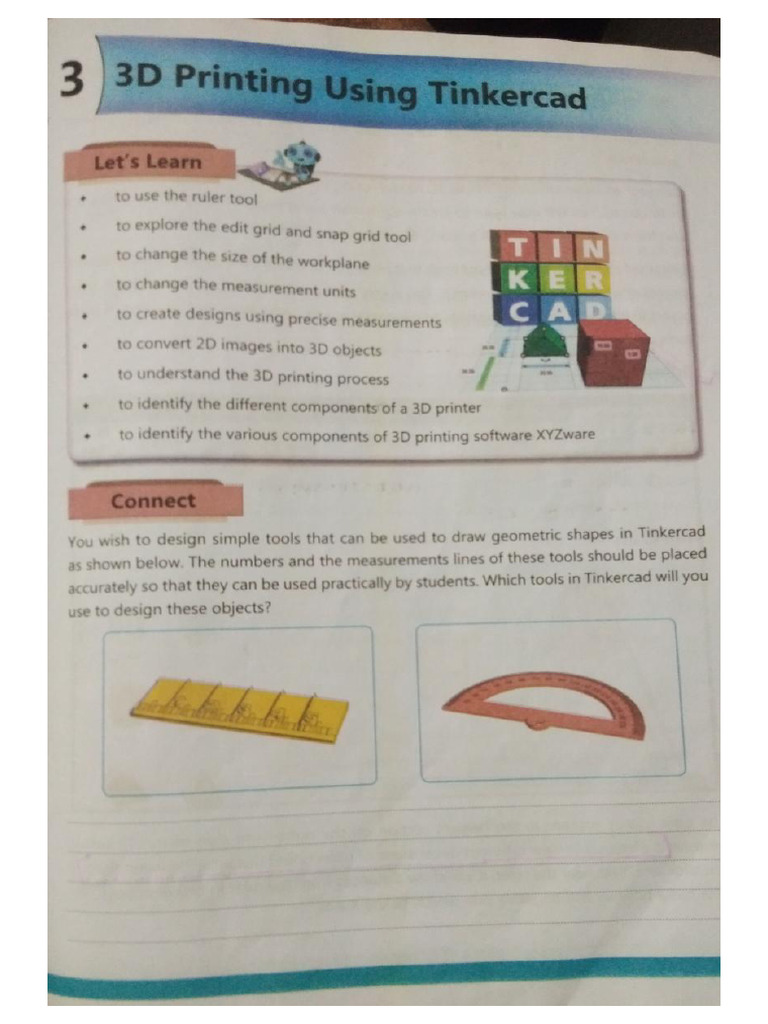 3D Printing Using Tinkercard | PDF