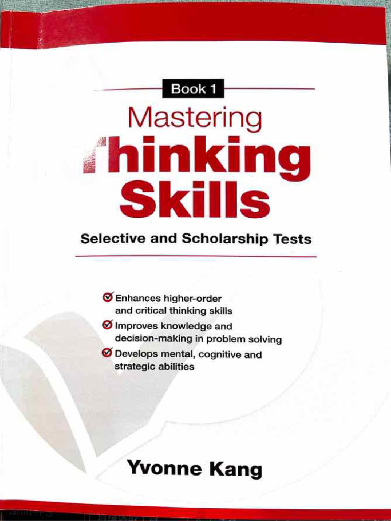 Mastering Thinking Skills Book 1 YK | PDF