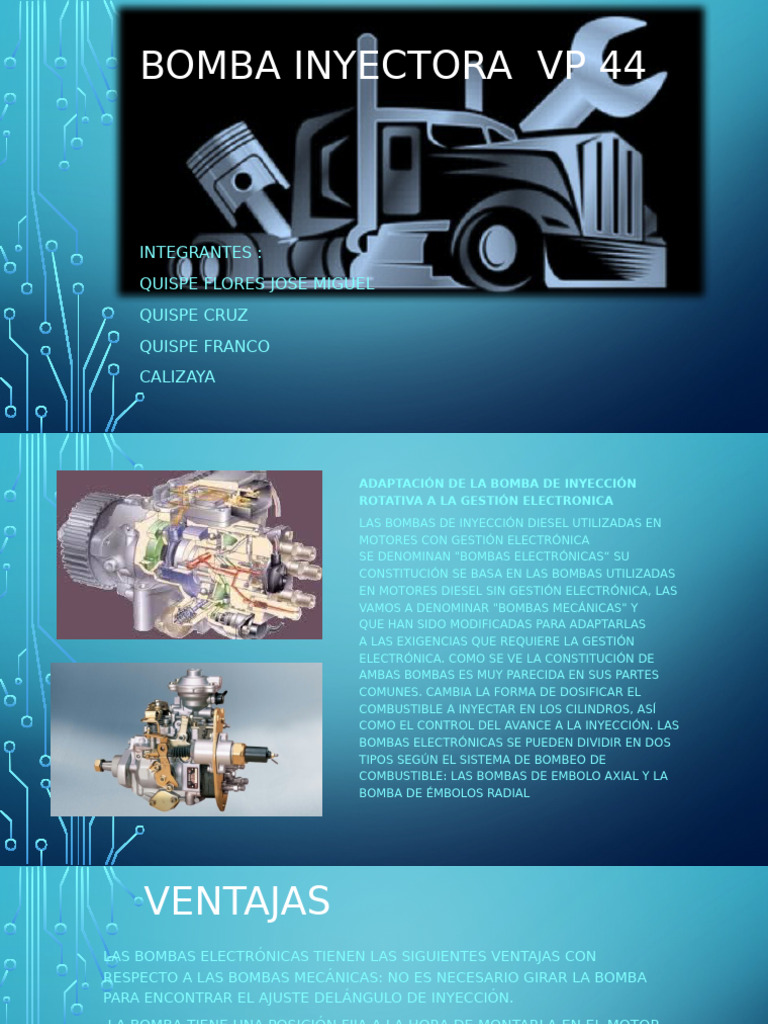 Bomba Inyectora VP 44 | PDF