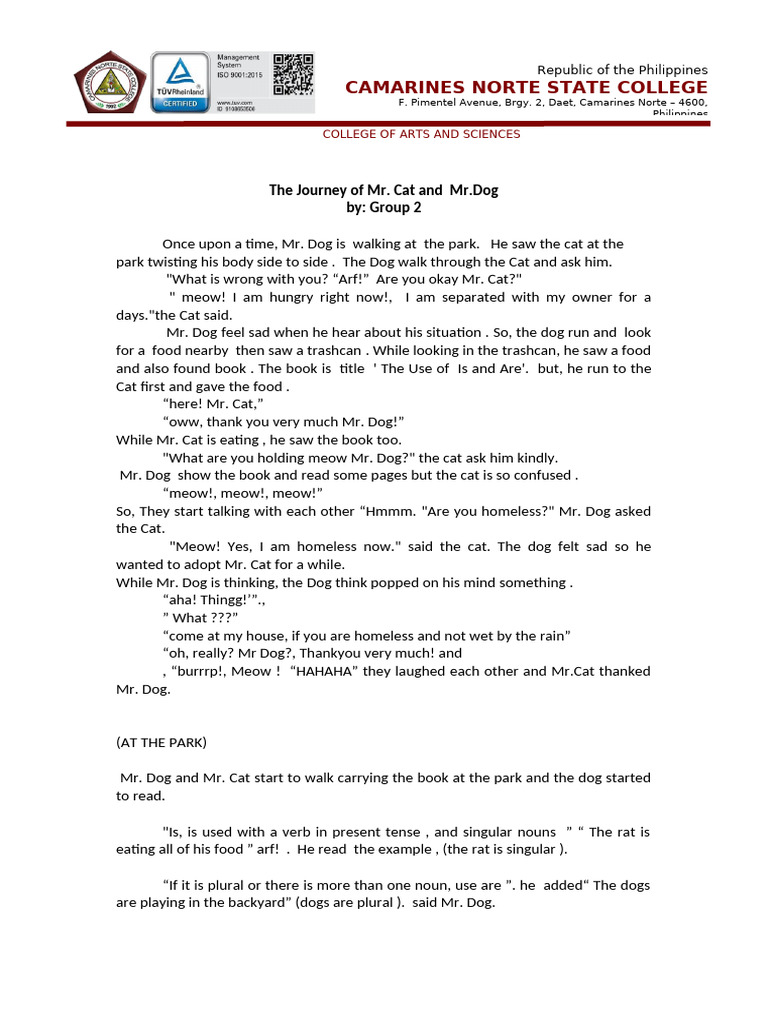 Short Story - Group 2 | PDF