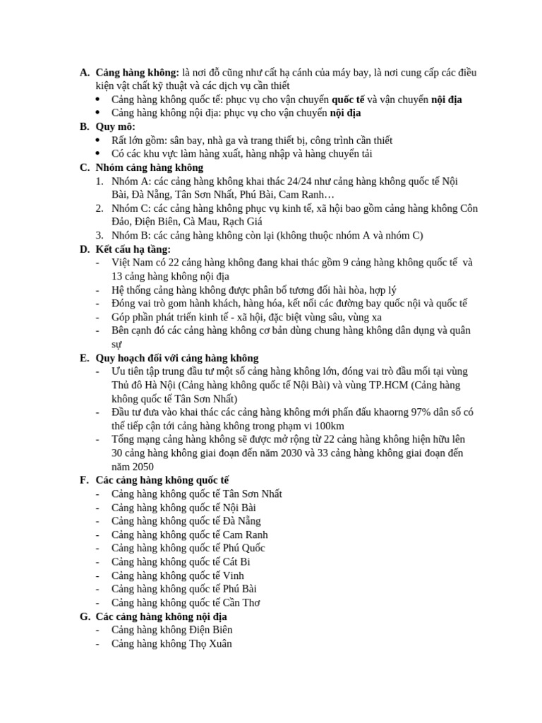 Cảng Hàng Không | PDF