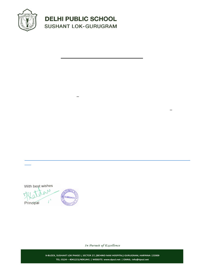 Registration Form for Class IX 202425 (1) | PDF