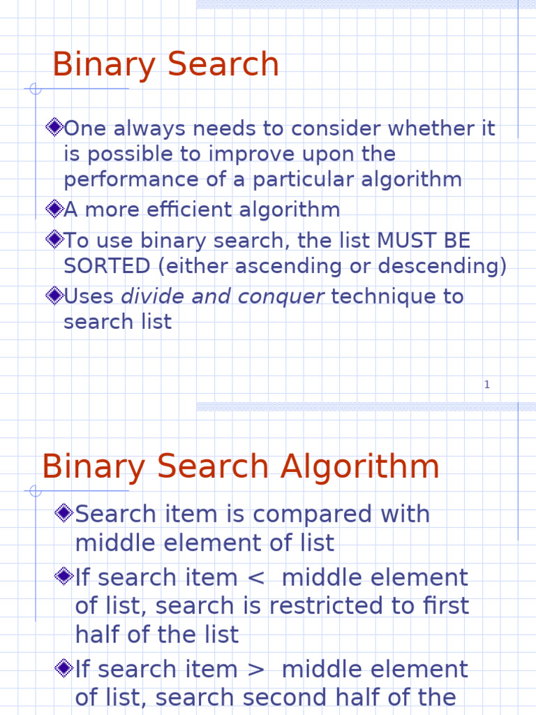 Binary Search | PDF