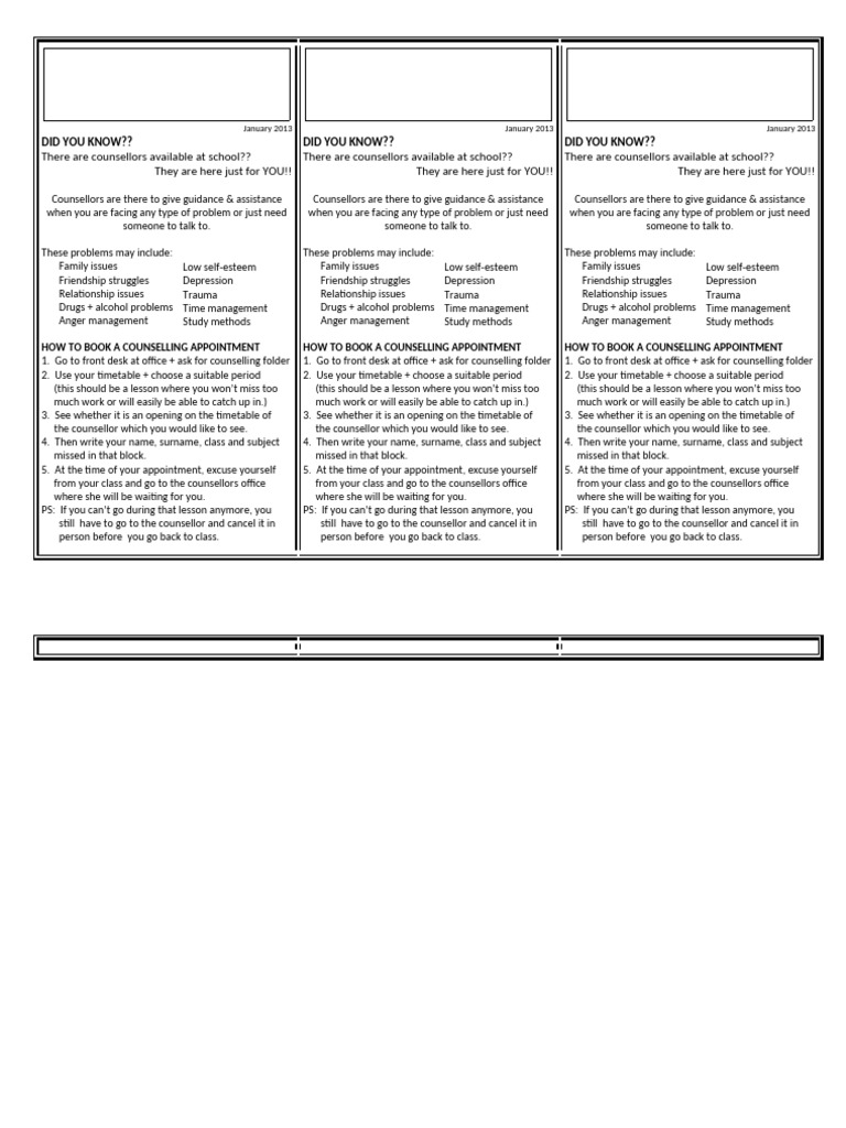January - Counselling | PDF