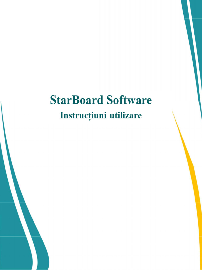 Manual de Utilizare StarBoard Software RO | PDF