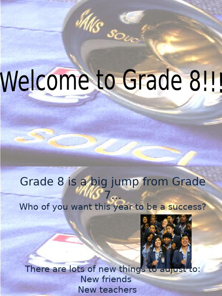 Grade 8 Presentation Pdf