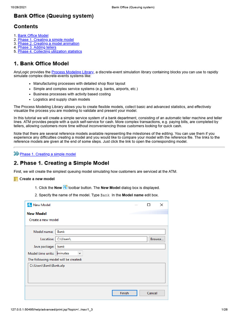 Bank Office (Queuing System) | PDF