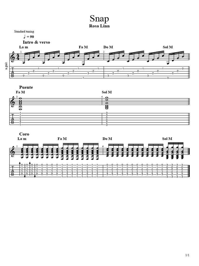 Snap - Rosa Linn | PDF