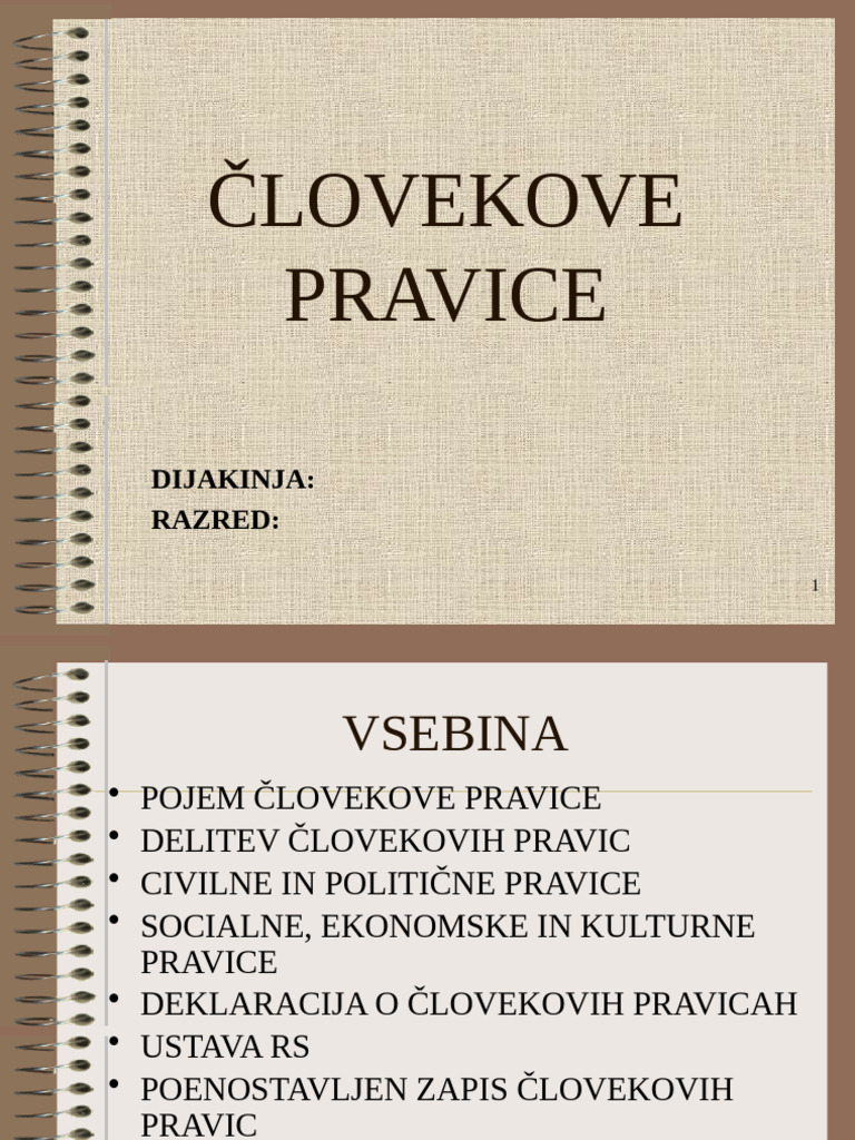 Človekove Pravice | PDF
