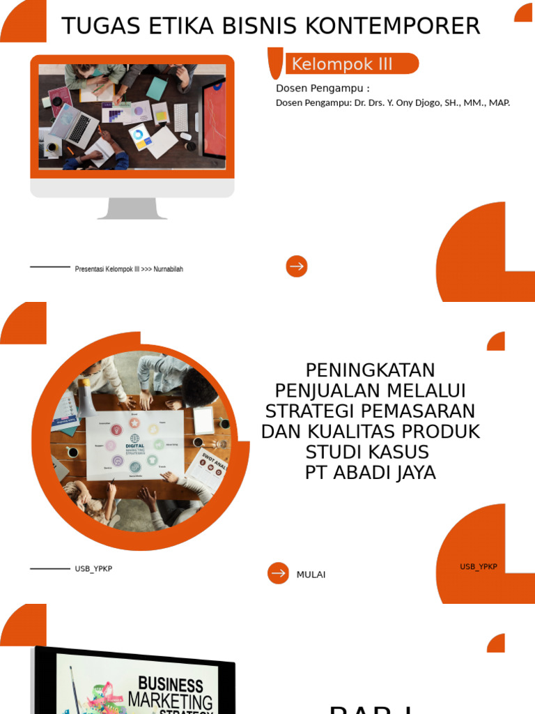 Tugas Kelompok 3-Etika Bisnis Kontemporer - UAS 6 Juli 2024 | PDF