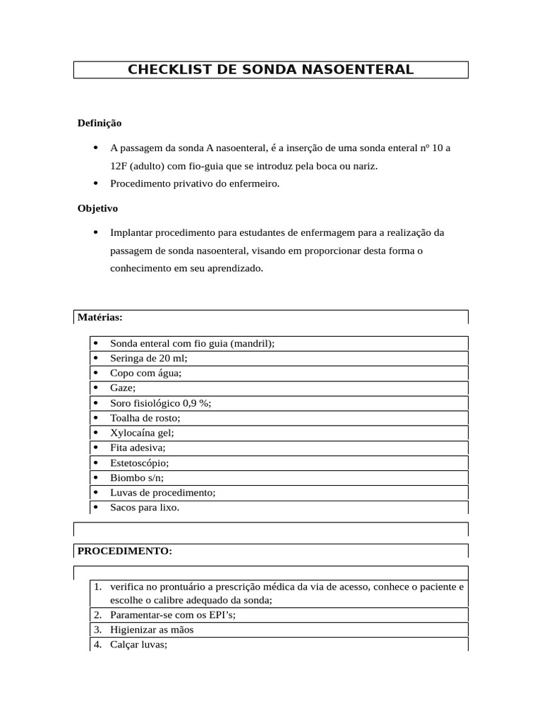 checklist-de-sonda-nasoenteral-pdf