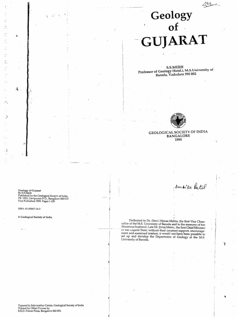 Geology of Gujarat | PDF