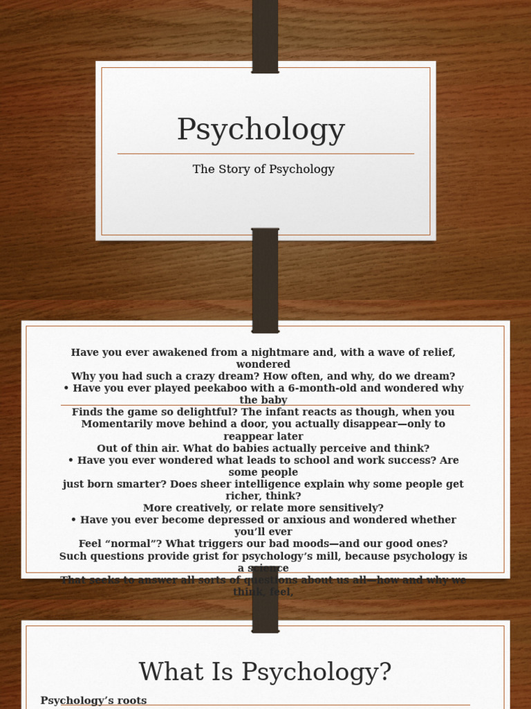 The Story of Psychology | PDF
