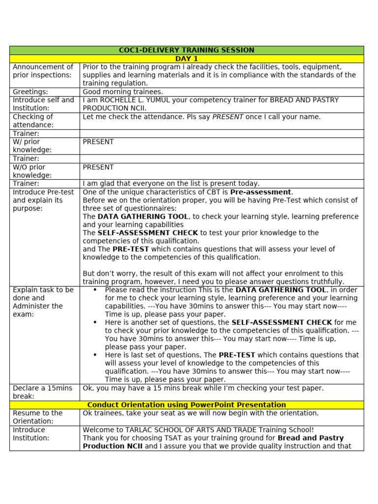 Coc1 Demonstration | PDF