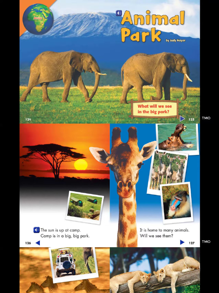 'Animal Park' Story Grade 1 | PDF