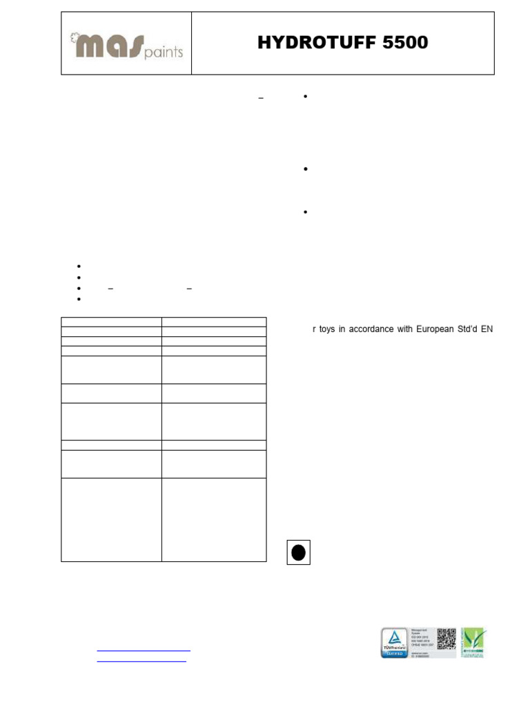 Hydrotuff 5500 | PDF