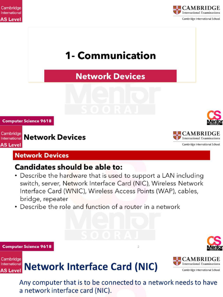 2.4 Communication-Network Devices | PDF