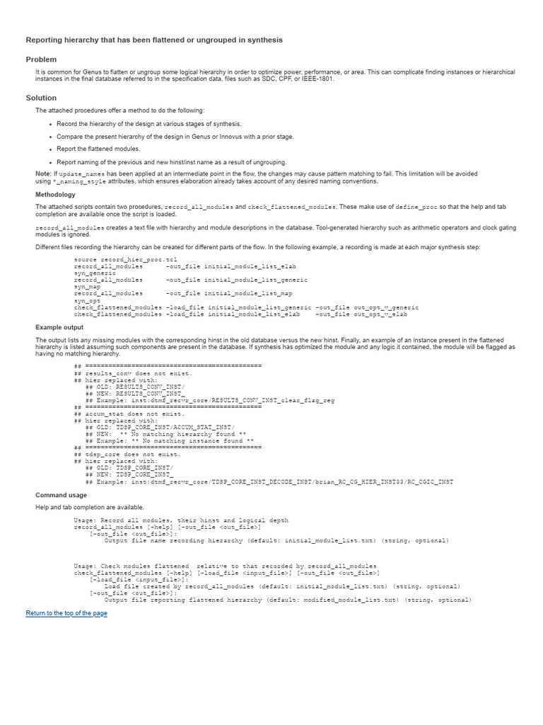 Synthesis Hierarchy Tracking Guide | PDF | Databases | Computers