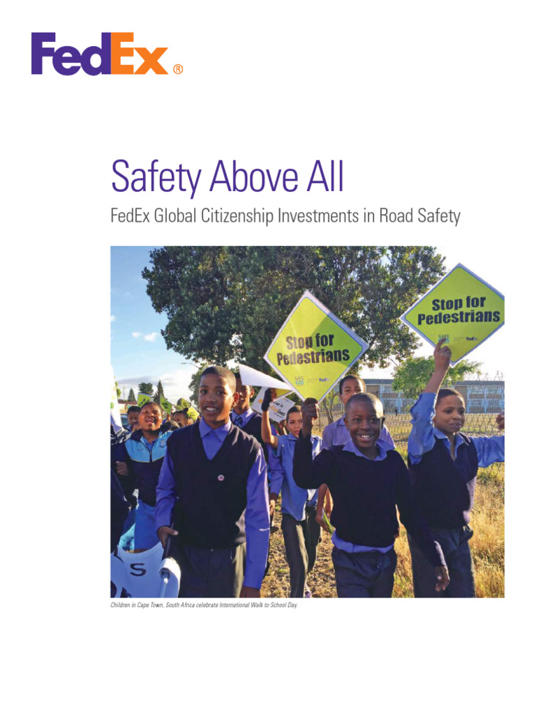 FedEx Safety Report 2016 FINAL - Compressed | PDF