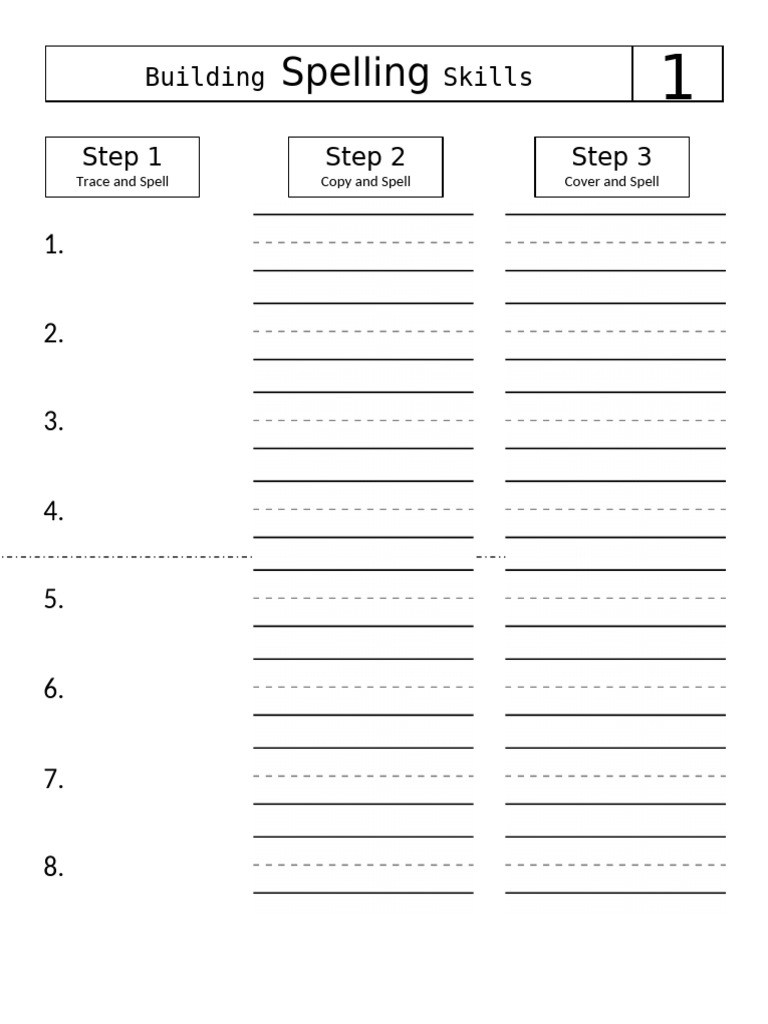 On For: Spelling | PDF