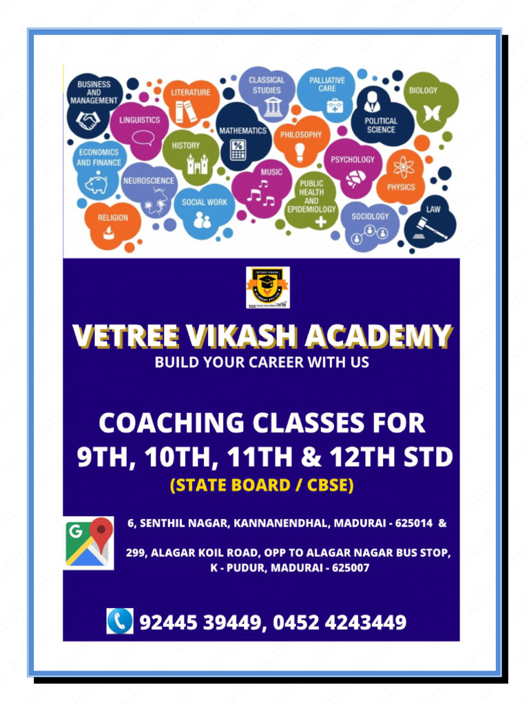 KALVI KADAL 10th Tamil Important Questions Unit Wise by V.V.A 2020-21 ...