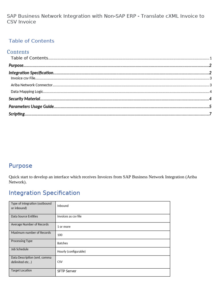 Config Guide - SAP Business Network Integration With Non-SAP ERP ...