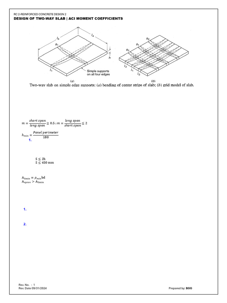 Two-Way Slab | PDF