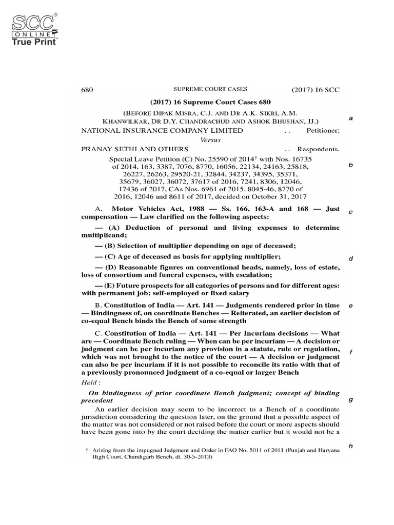 Pranay Sethi Case | PDF