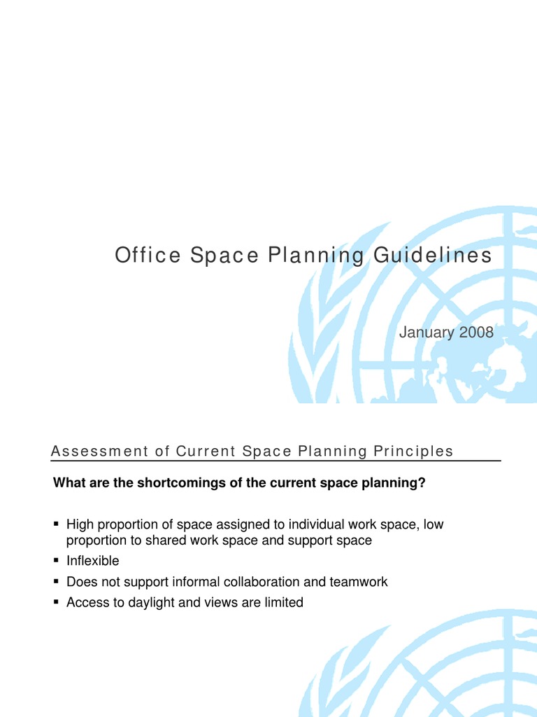 UN Office Space Planning Guidelines | PDF | Business | Technology ...