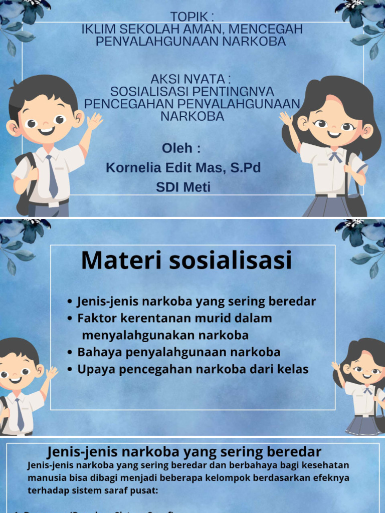 Sosialisasi Pentingnya Pencegahan Penyalahgunaan Narkoba | PDF