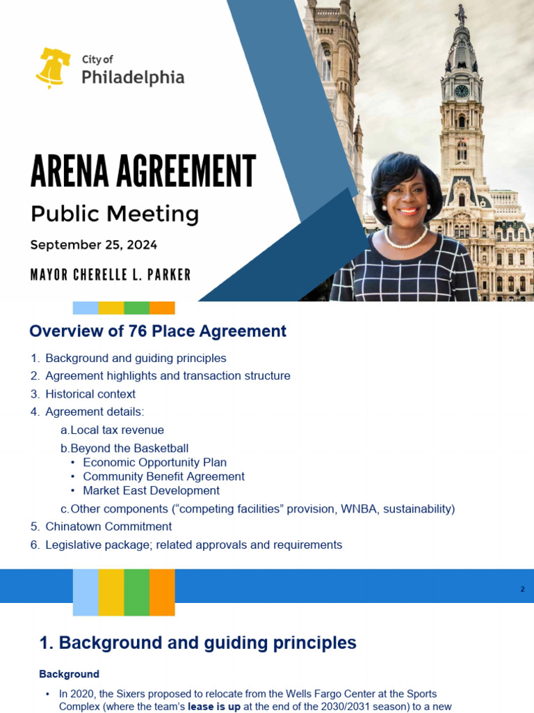 Sixers Arena Presentation by The City of Philadelphia | PDF | Net Present Value | Economies