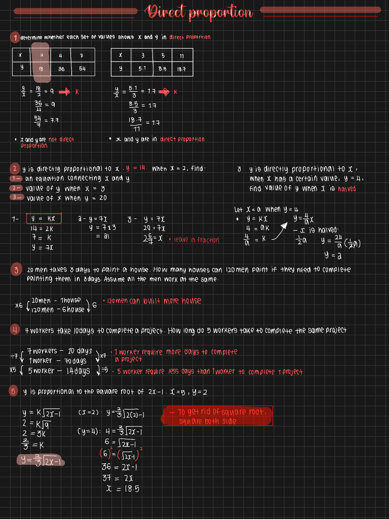?Direct proportion | PDF