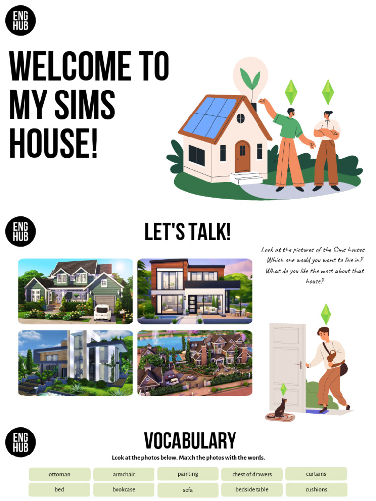 A1-A2 Welcome To My Sims House SV | PDF