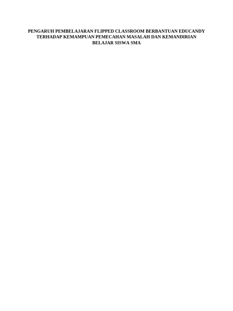 Draf Proposal Skripsi | PDF