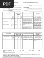 Gym Risk Assesment | Hazards | Risk
