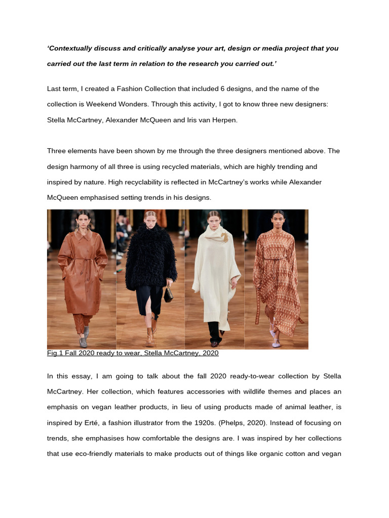 Writing Essay - Contextual Studies AD | PDF