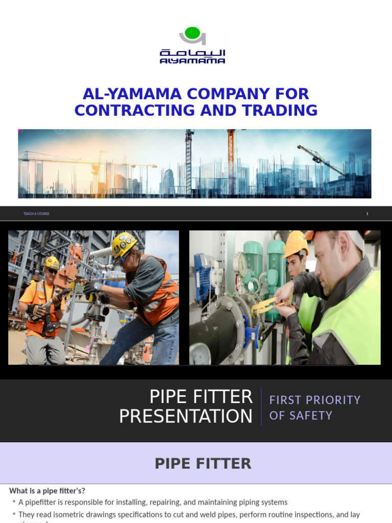 Presentation Pipe Fitter | PDF