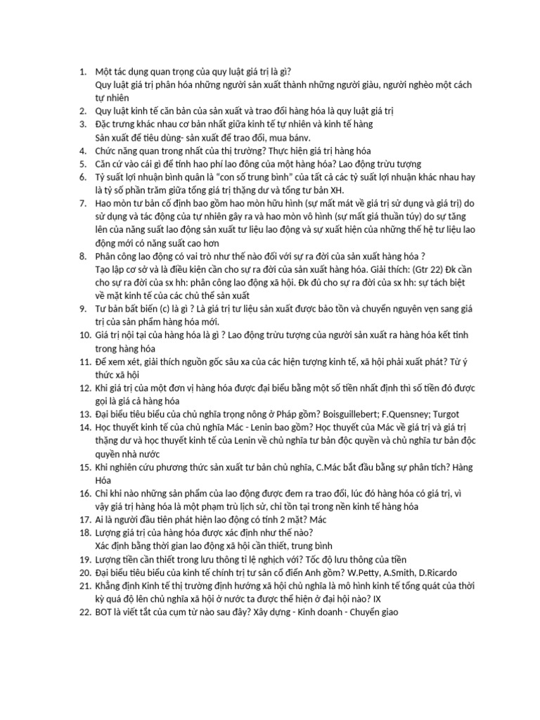 KTCT ôn tập | PDF