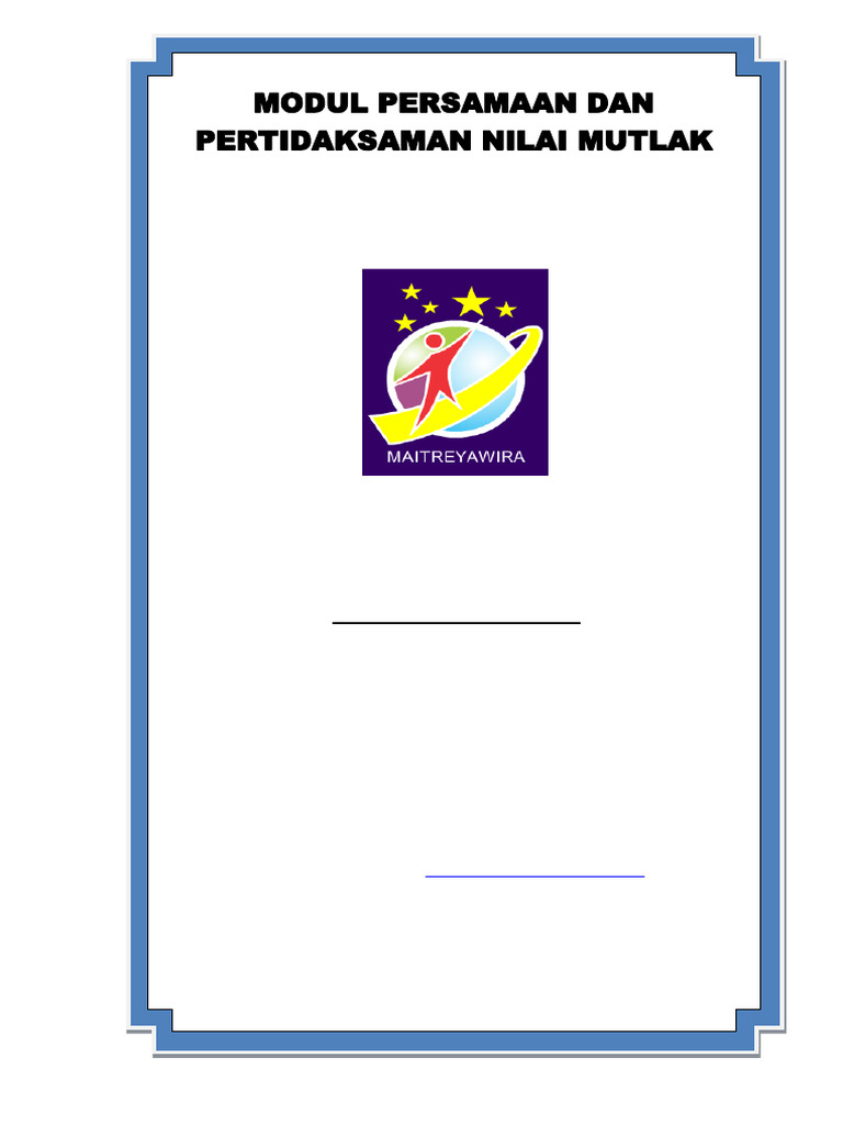 Modul Nilai Mutlak | PDF