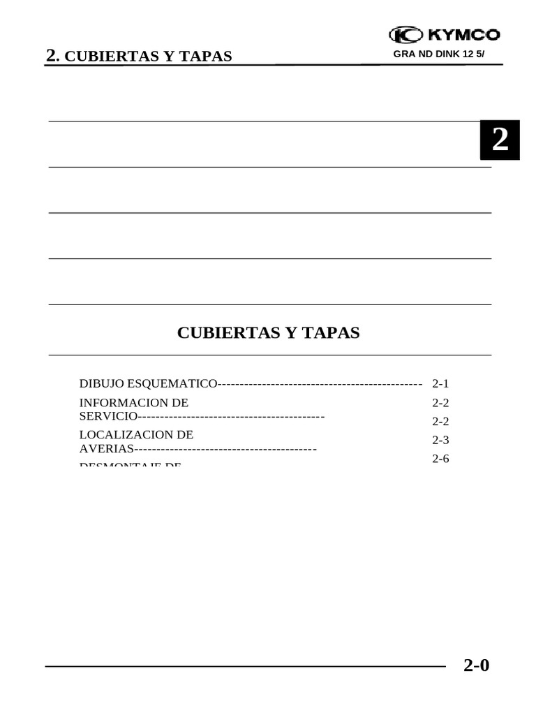 GD125 - 150 Cap 02 (Cubiertas Plasticos) | PDF