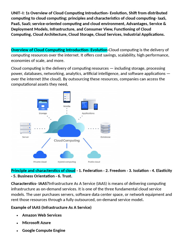 Cloud Computing | PDF