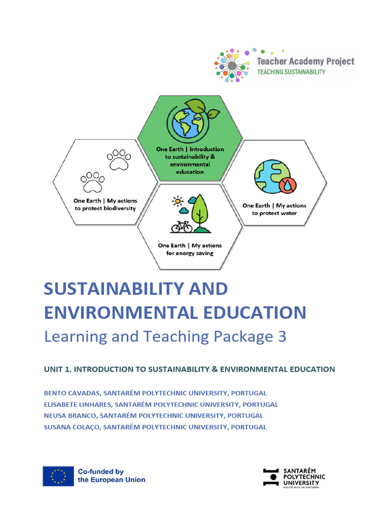 LTP 3 - Unit 1 - Introduction To Sustainability Environmental Education ...