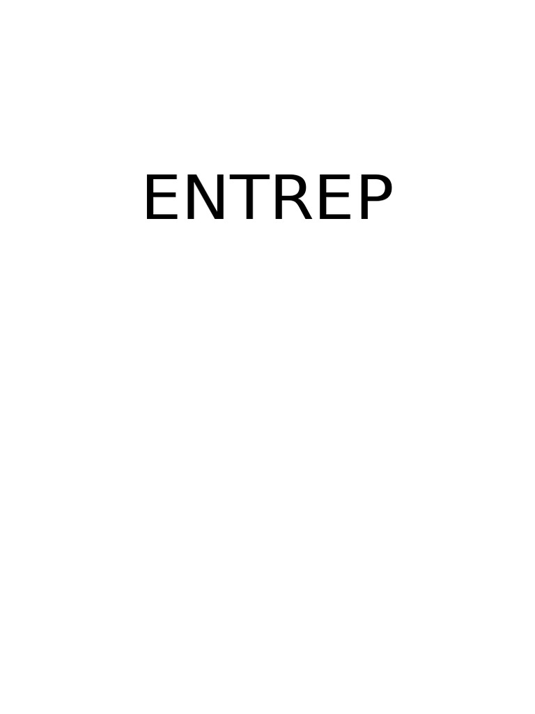 ENTREP | PDF