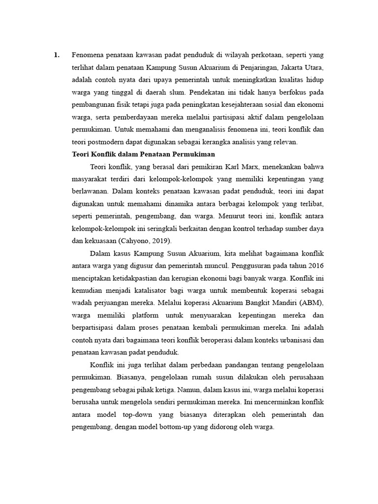 Teori Konflik Dan Postmodern | PDF