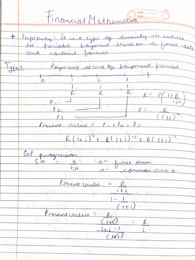 Manas Financial Math | PDF