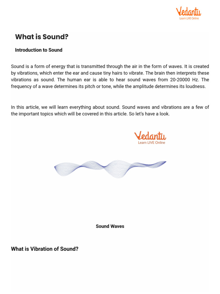 What Is Sound | PDF
